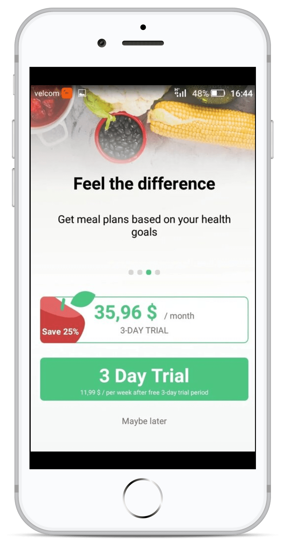 HEALTHY APP FOR TRACKING CALORIES AND IMPROVING EATING HABITS | Custom ...
